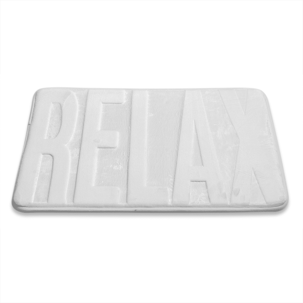 Alfombra de baño microfibra 43 x 61 cm relax | Metroblanc